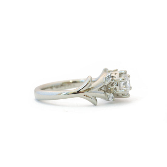 The Diamond Olive Branch Ring – W.R. Metalarts