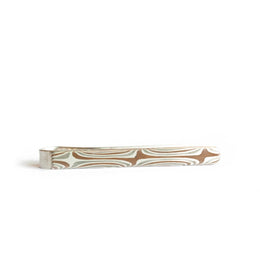 The Mokume Stars Tie Bar – W.R. Metalarts
