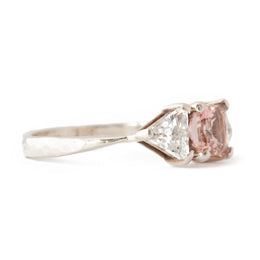 The Pink Princess Cut Ring | Ethical & Eco-Friendly – W.R. Metalarts