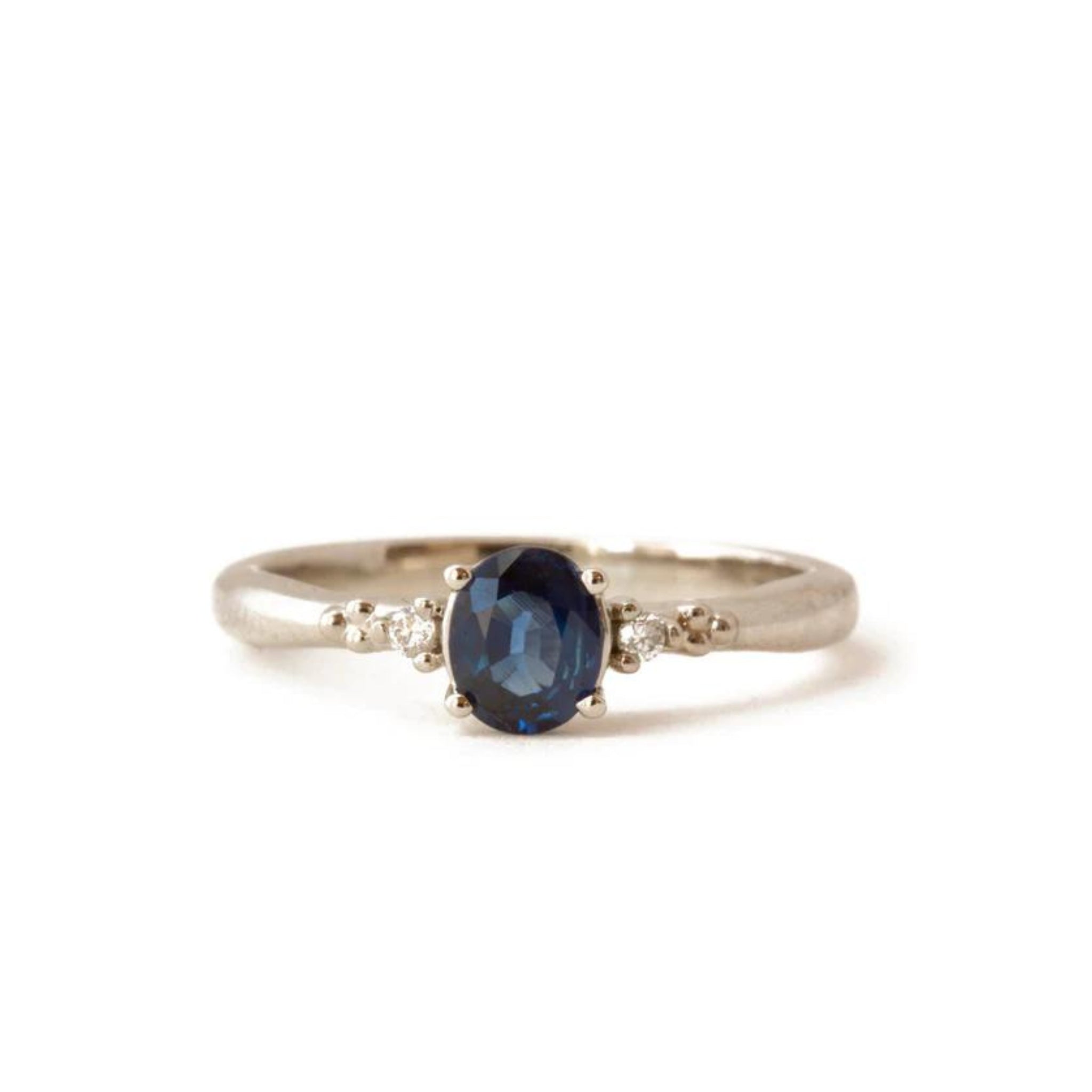 The Three-Stone Sapphire Ring – W.R. Metalarts